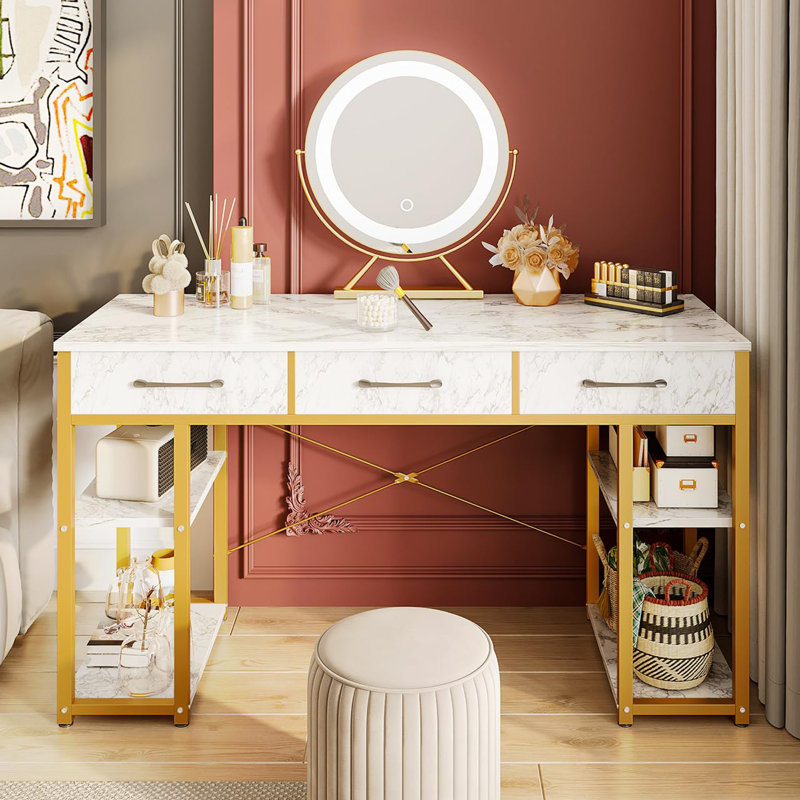 Inbox Zero Office Small Computer Desk | Wayfair