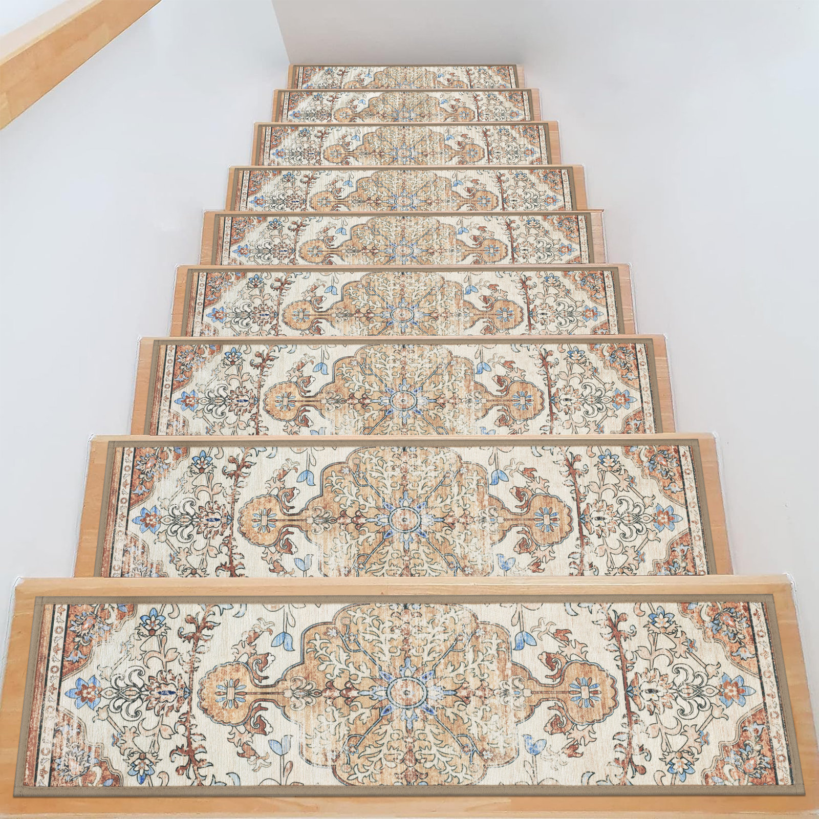 Bungalow Rose Non-Slip Indoor Stair Treads & Reviews | Wayfair