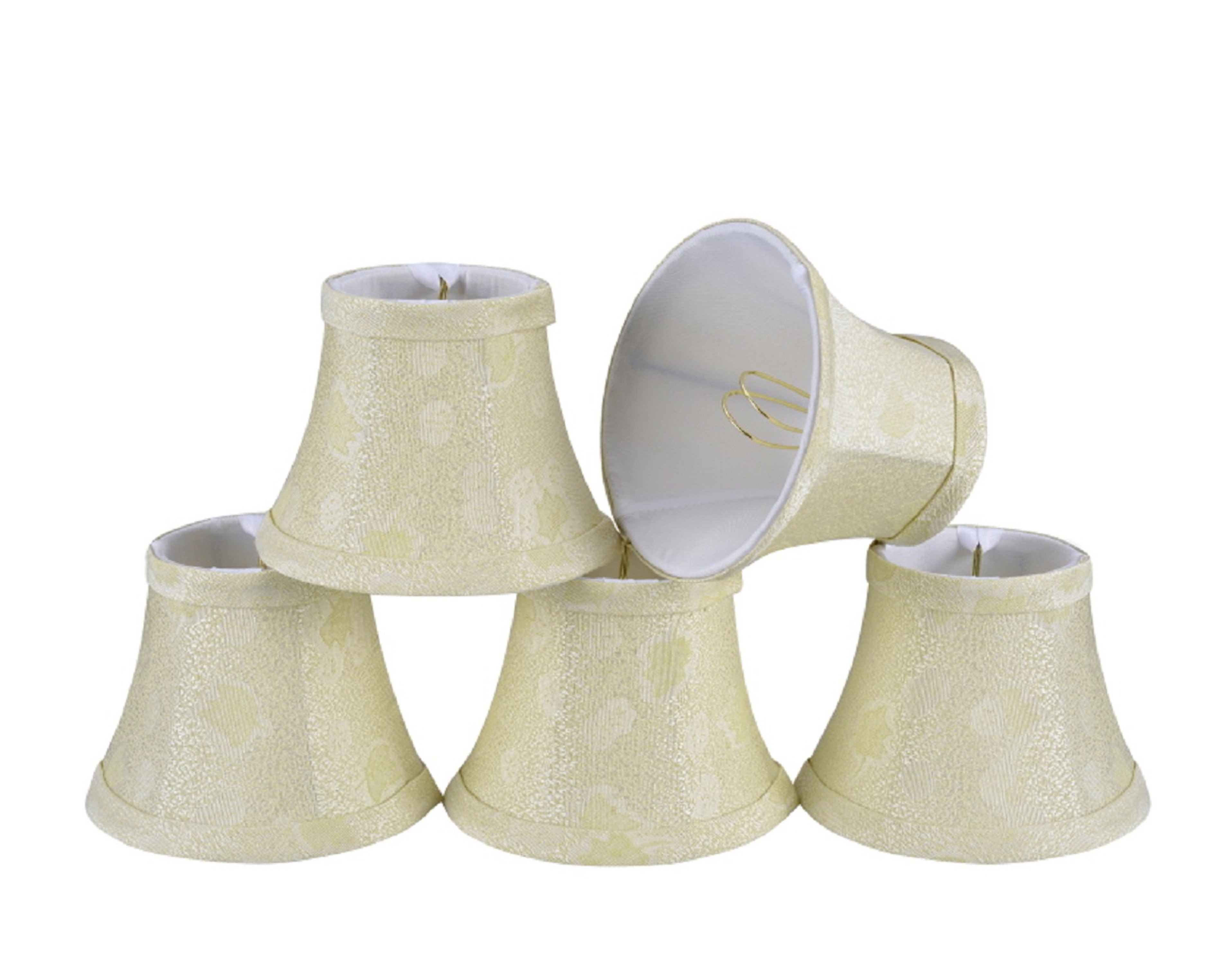 Aspen Creative Corporation 4" H Jacquard Textured Fabric Bell ...