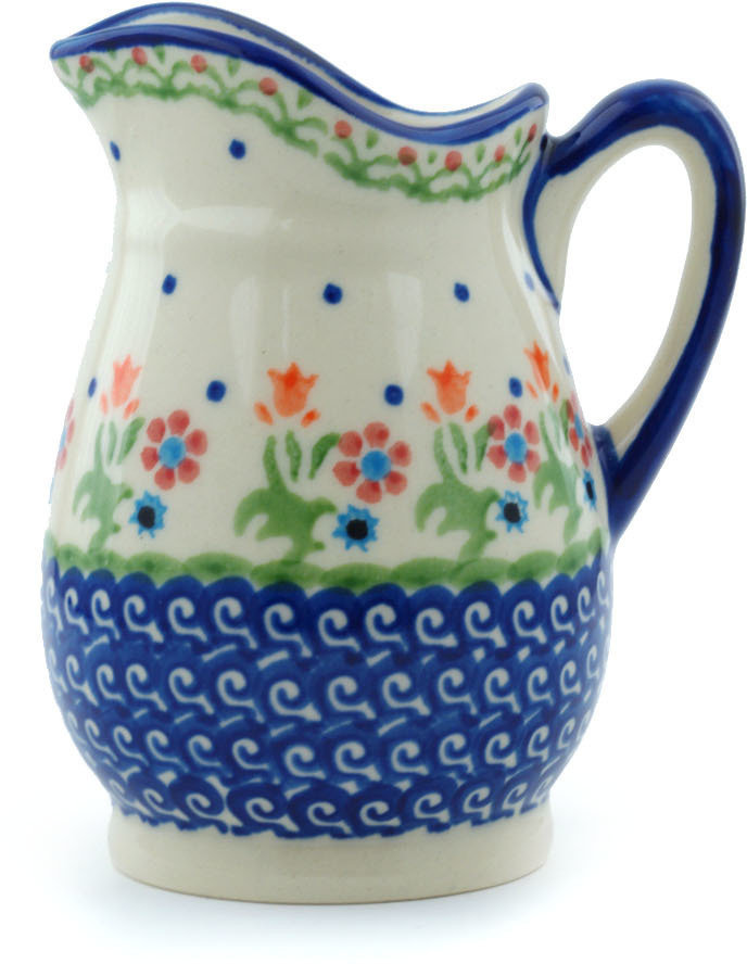Polmedia Spring Flowers 12 oz. Pitcher & Reviews | Wayfair