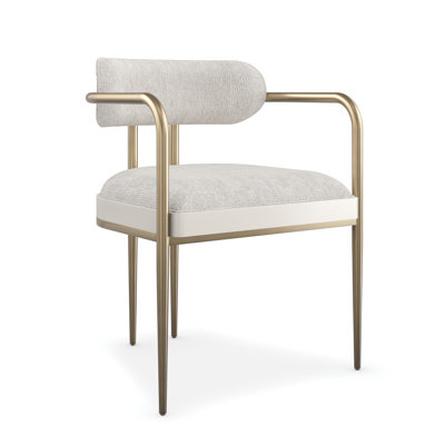 Caracole Modern Emphasis Upholstered Arm Chair | Perigold