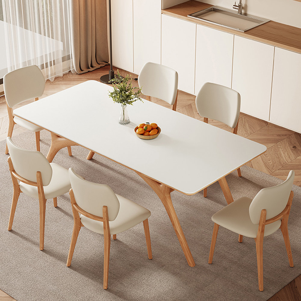 Lane Design Nordic Light Luxury Simple Dining Chair Set 7 - Piece ...