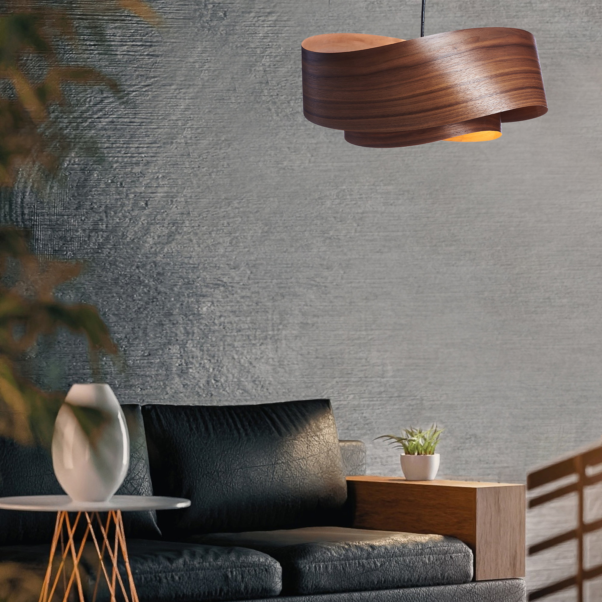 Wood Lighting Design Flow 4 - Light Novelty Chandelier | Wayfair