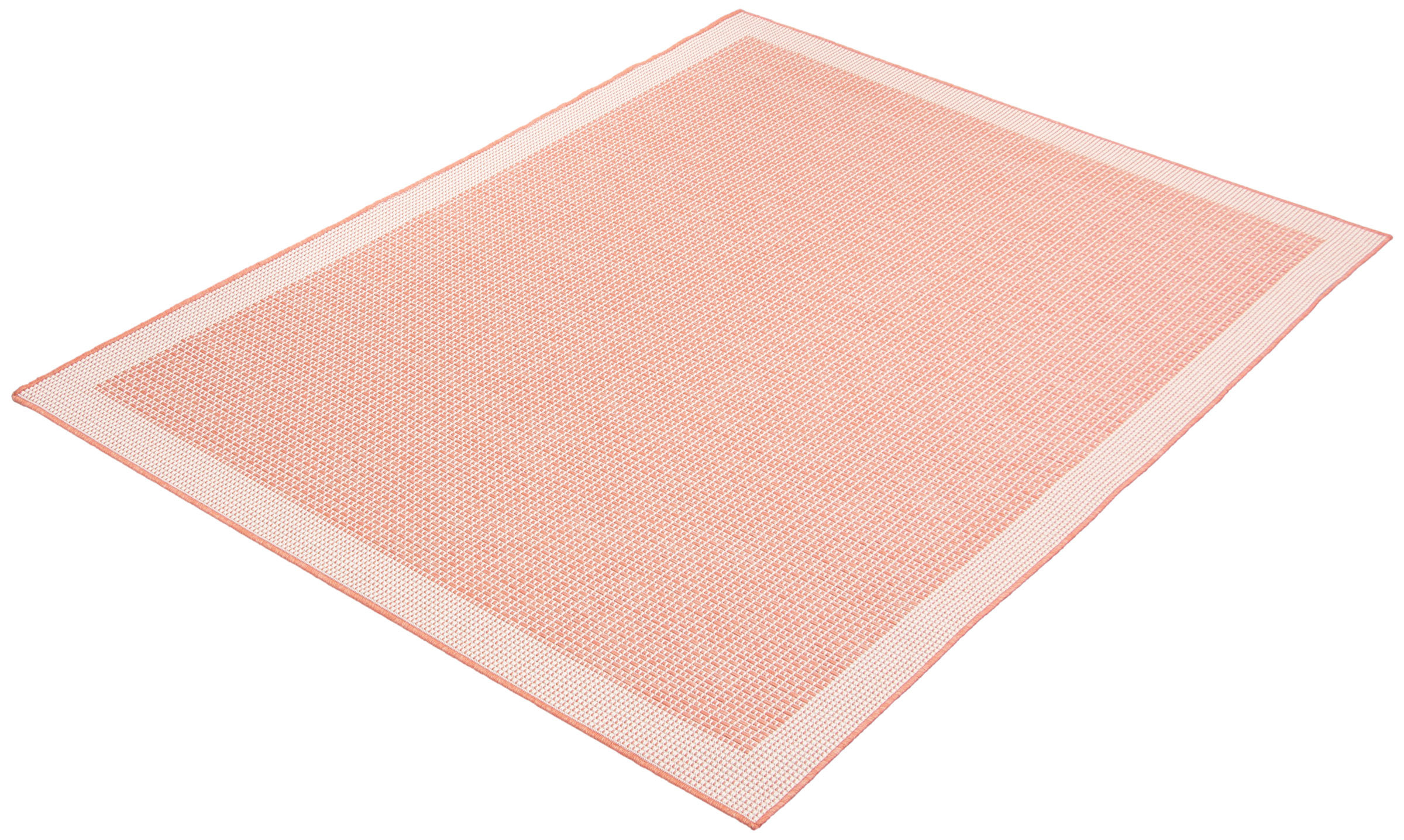 Dovecove Willem Coral/Beige Indoor/Outdoor Rug | Wayfair
