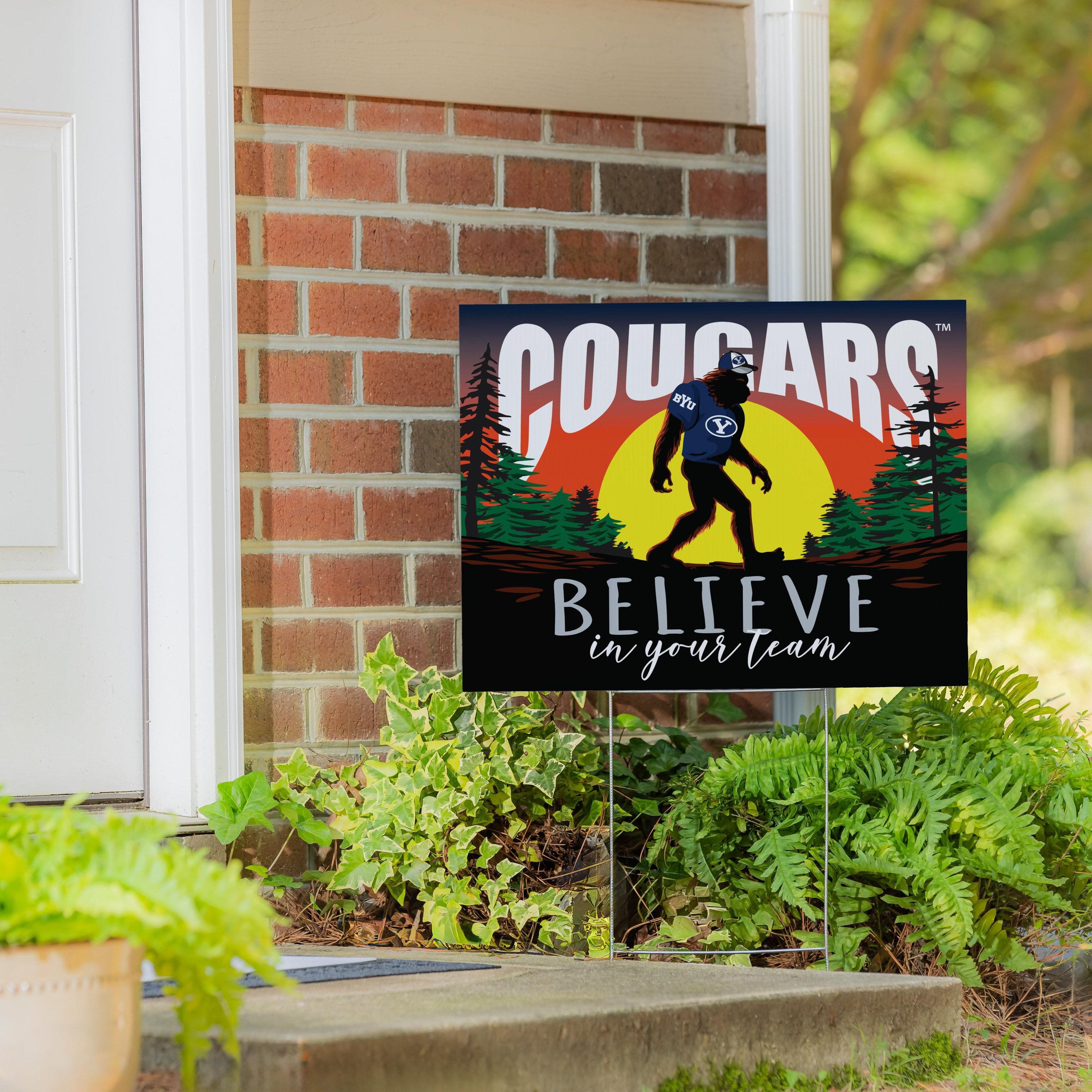 Ophelia & Co. Brigham Young University Yard Sign, Bigfoot | Wayfair