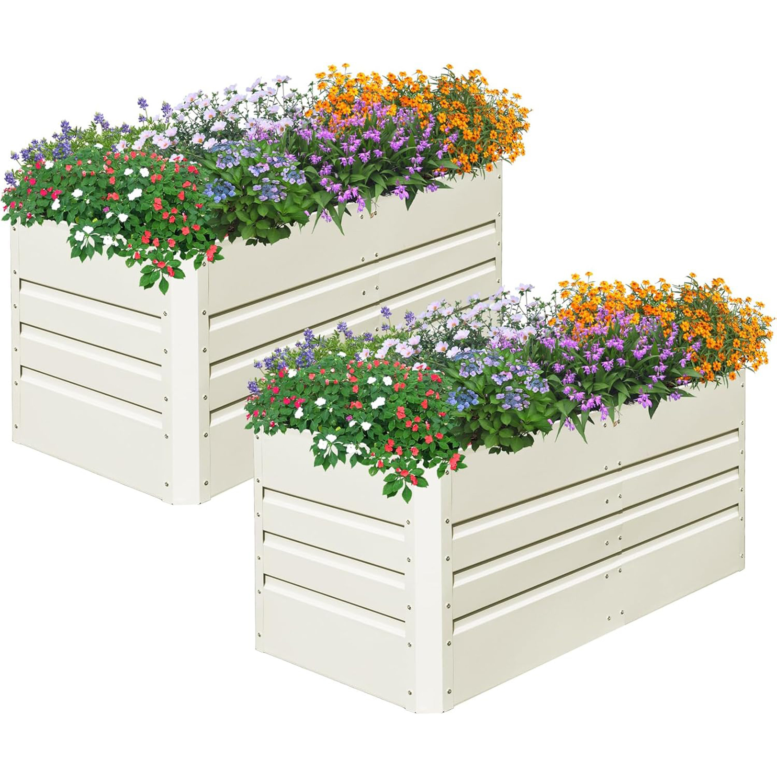 Red Barrel Studio Deep Root Planter Raised Bed,Outdoor 2 Pcs Raised ...