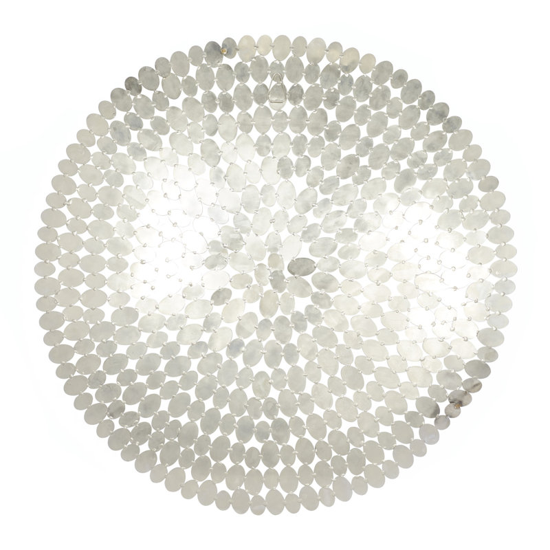 Latitude Run® Stainless Steel Metal Plate Silver Wall Decor & Reviews ...