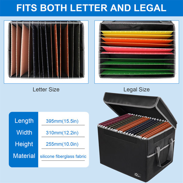 Norbi Collapsible File Box & Reviews | Wayfair