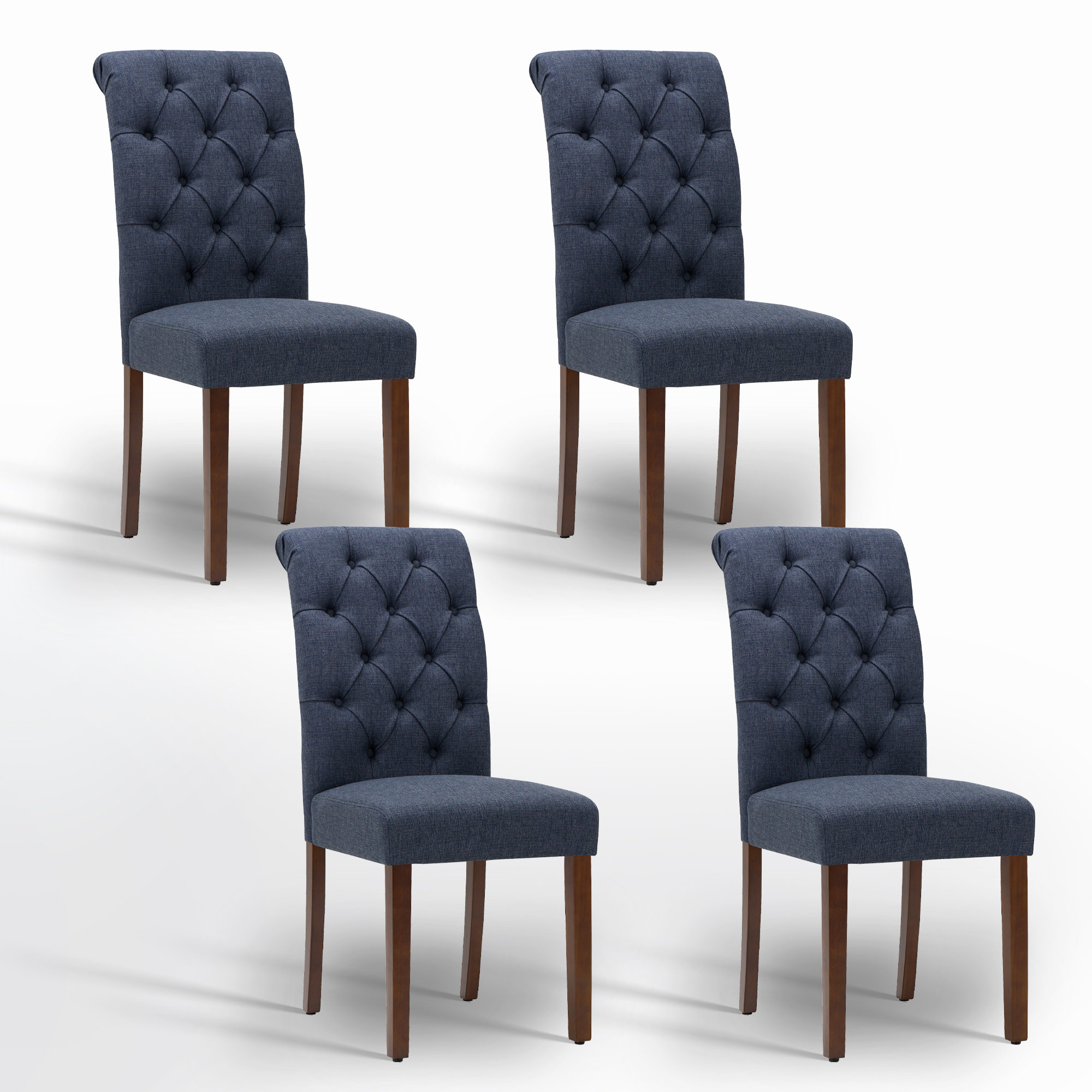 CHAIRKER Alexandrina Polyester Upholstered Side Chairs & Reviews | Wayfair