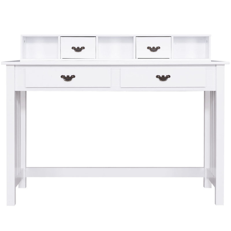 Three Posts™ Teen Jakob Mission Writing Desk with Hutch & Reviews | Wayfair