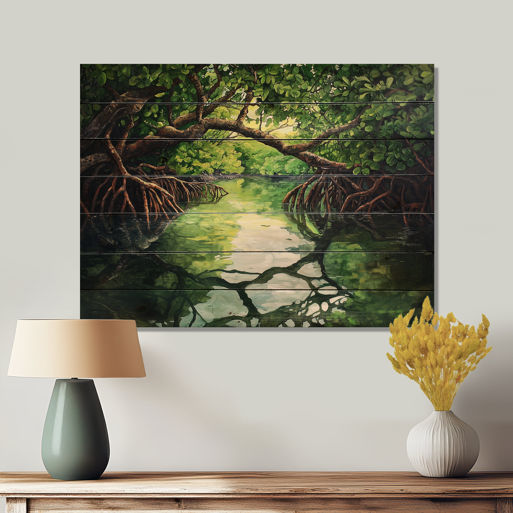 Breakwater Bay Mangrove Mysteries Swamp In Florida - River Decor ...