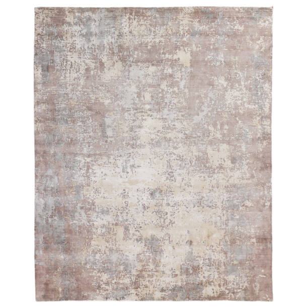 Exquisite Rugs Murano Abstract Hand-Knotted Metallic Area Rug & Reviews ...