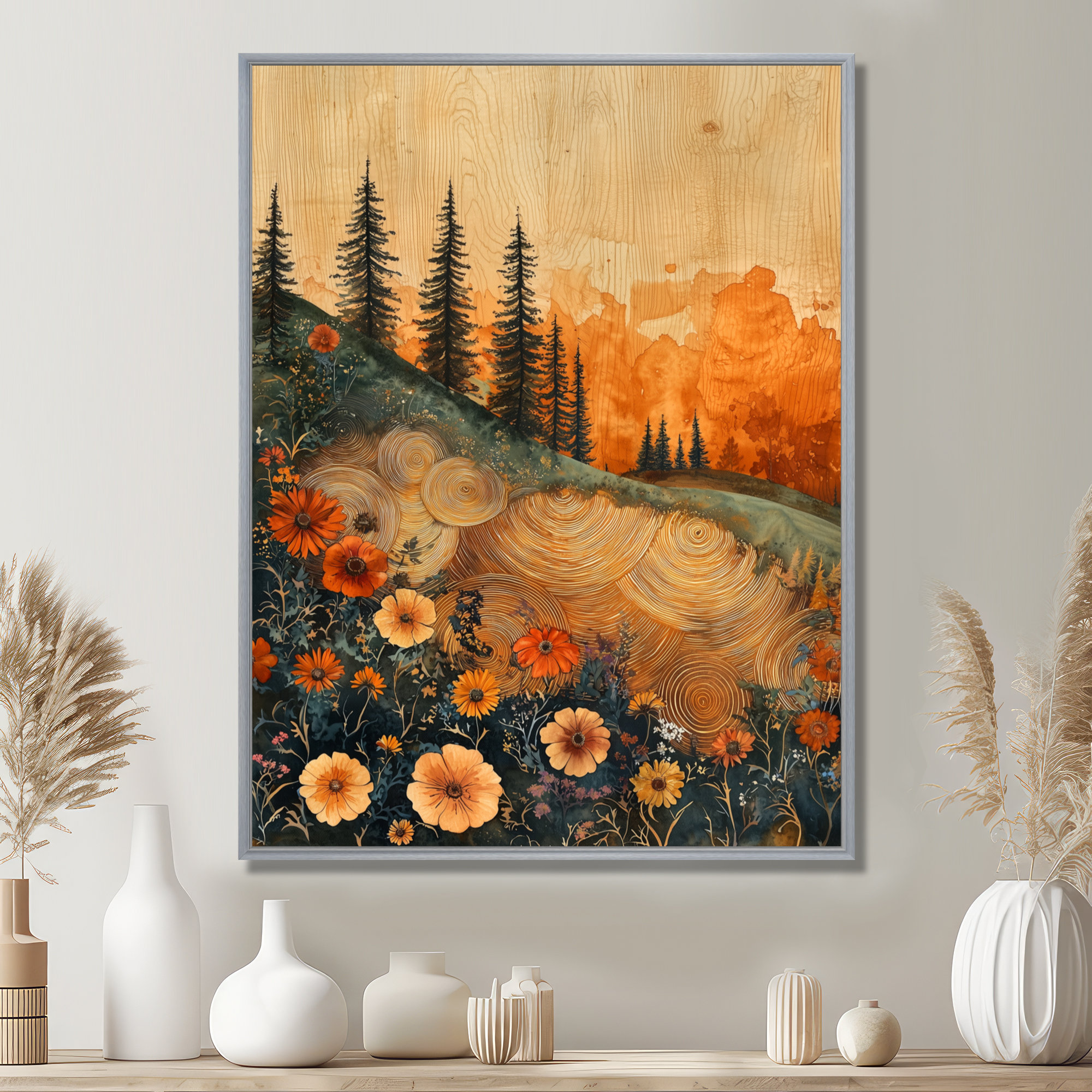 Winston Porter Barnish - Floral Canvas Prints | Wayfair