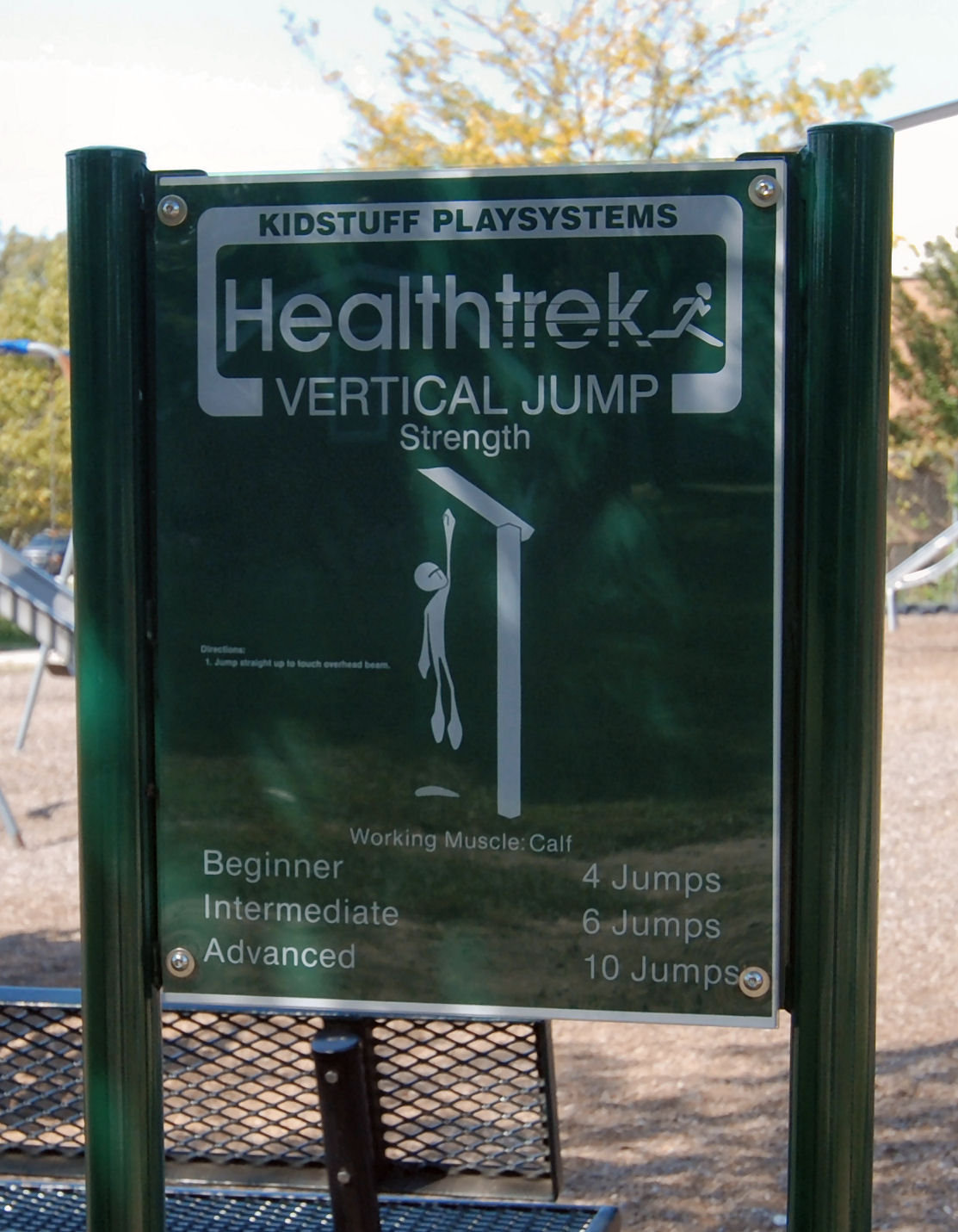 Kidstuff Playsystems, Inc. Vertical Jump and Sign | Wayfair