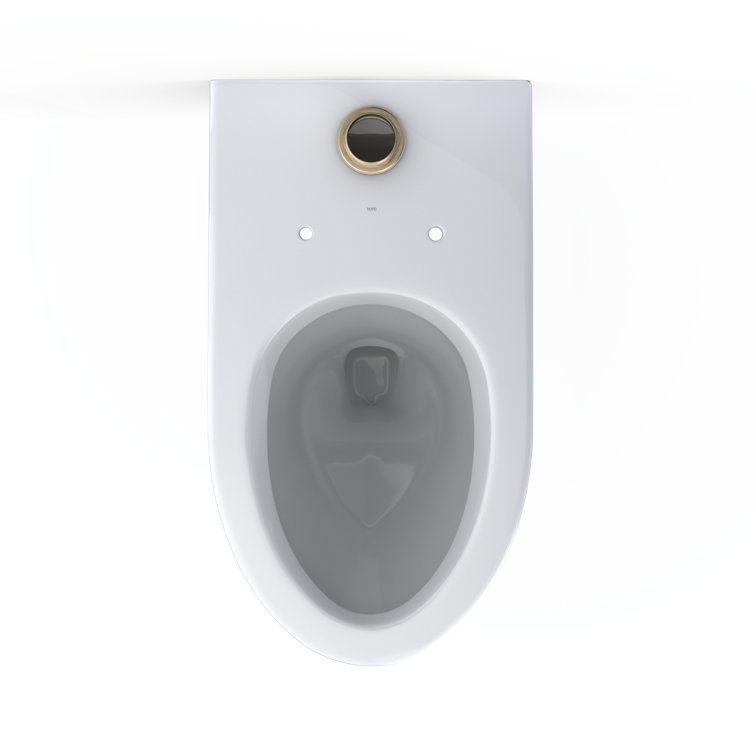 TOTO Tornado Flush Commercial Flushometer Wall-Mounted Toilet ...