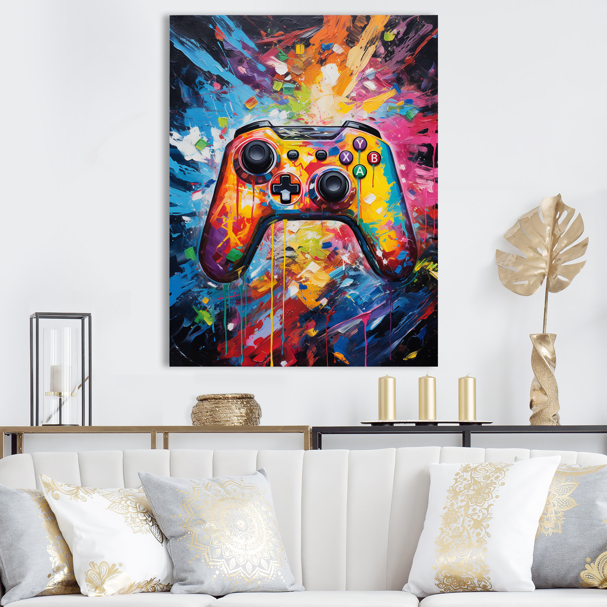 Grovelane Colorful Video Game Retro Reload - Video Games Wall Art | Wayfair