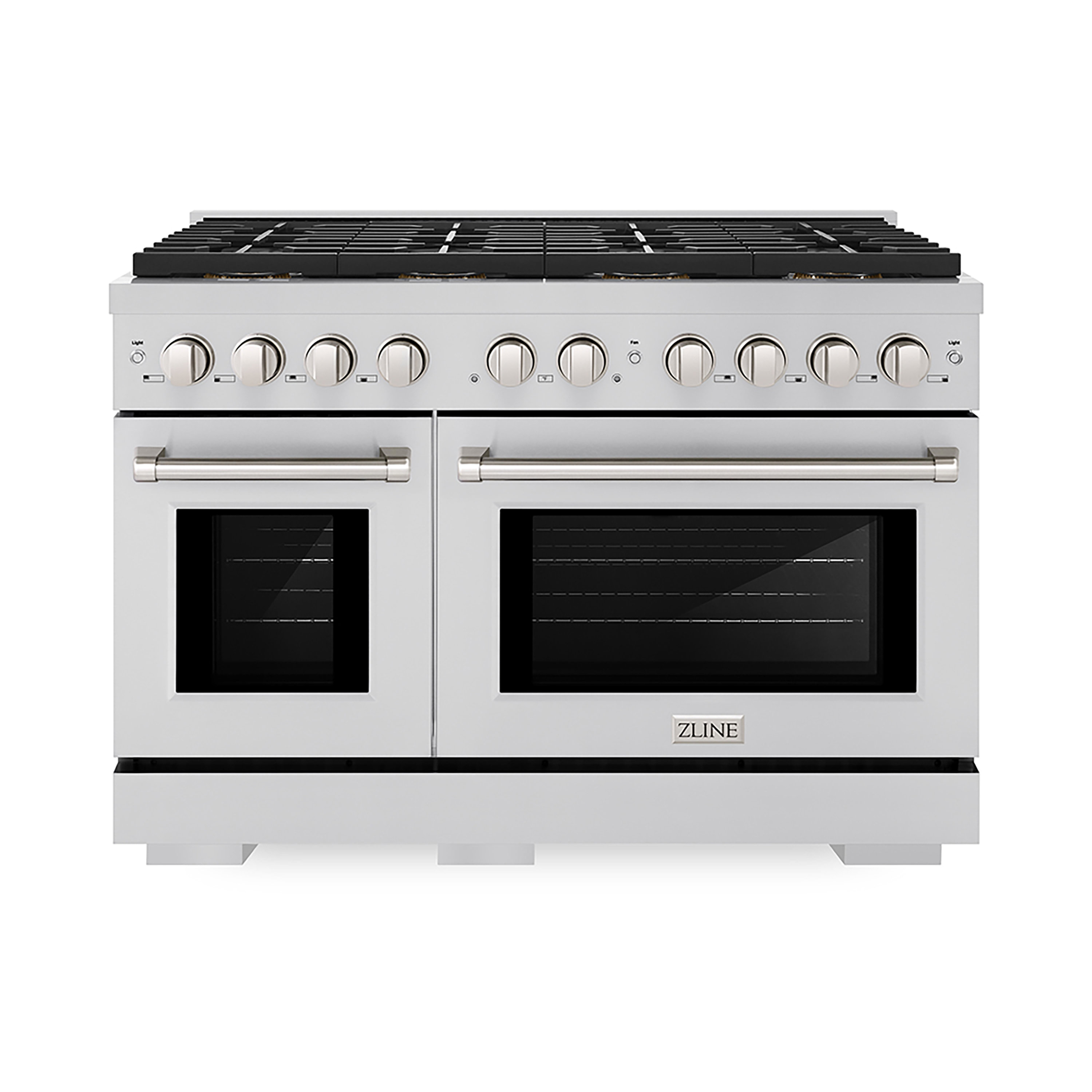 ZLINE 48 in. 6.7 cu. ft. Paramount Dual Fuel Range with 8 Burner DuoPro ...