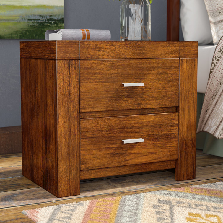 Alpen Home Artzt Solid Wood Bedside Table & Reviews | Wayfair.co.uk