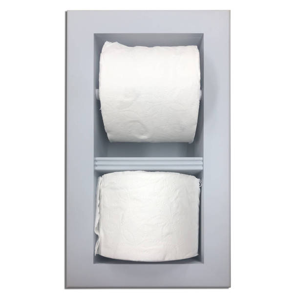 Timber Tree Cabinets Butler Double Recessed Toilet Paper Holder ...
