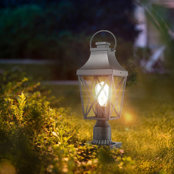 Winston Porter Garden & Yard Post Light – 20.3" Outdoor Lamp Fixture ...
