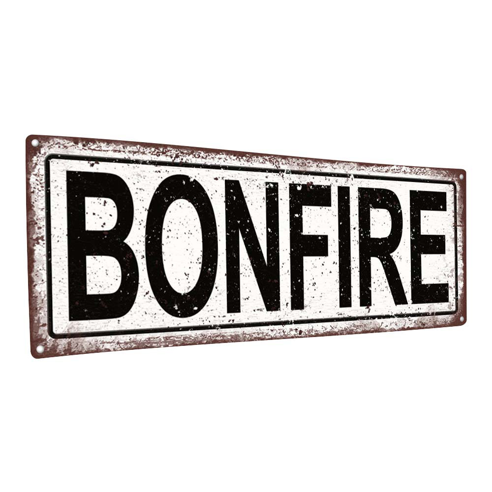 Ebern Designs Bonfire Metal Sign Wall Décor | Wayfair