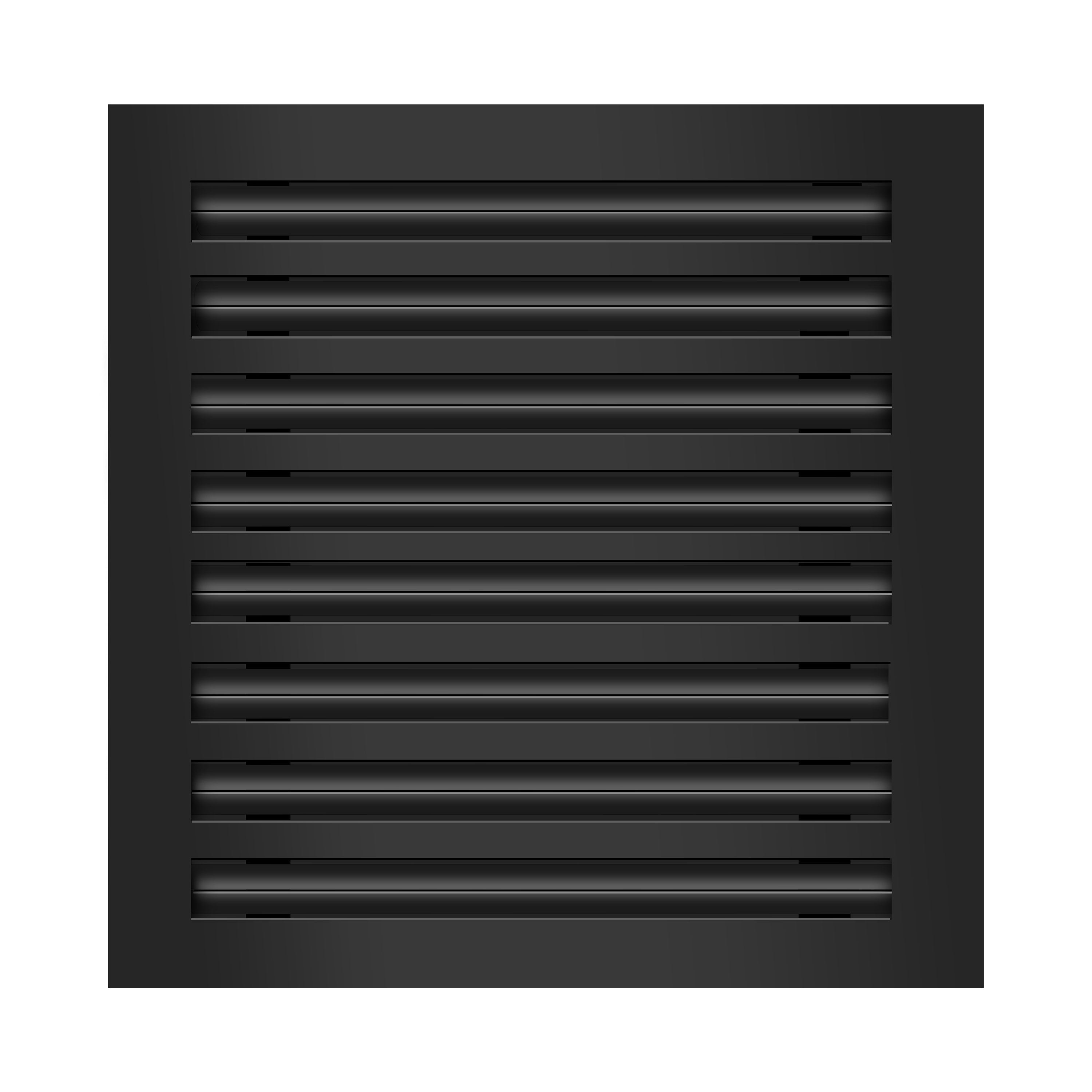 Texas Buildmart BUILDMART - 16x16 Black Modern AC Vent Cover - Standard ...