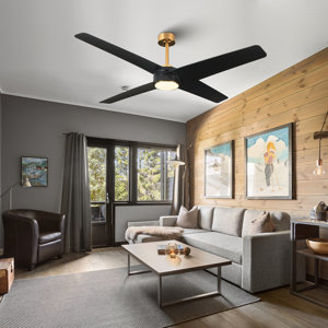 Mercer41 Antonien 60'' Modern Ceiling Fan with 3CCT Dimmable LED Lights ...