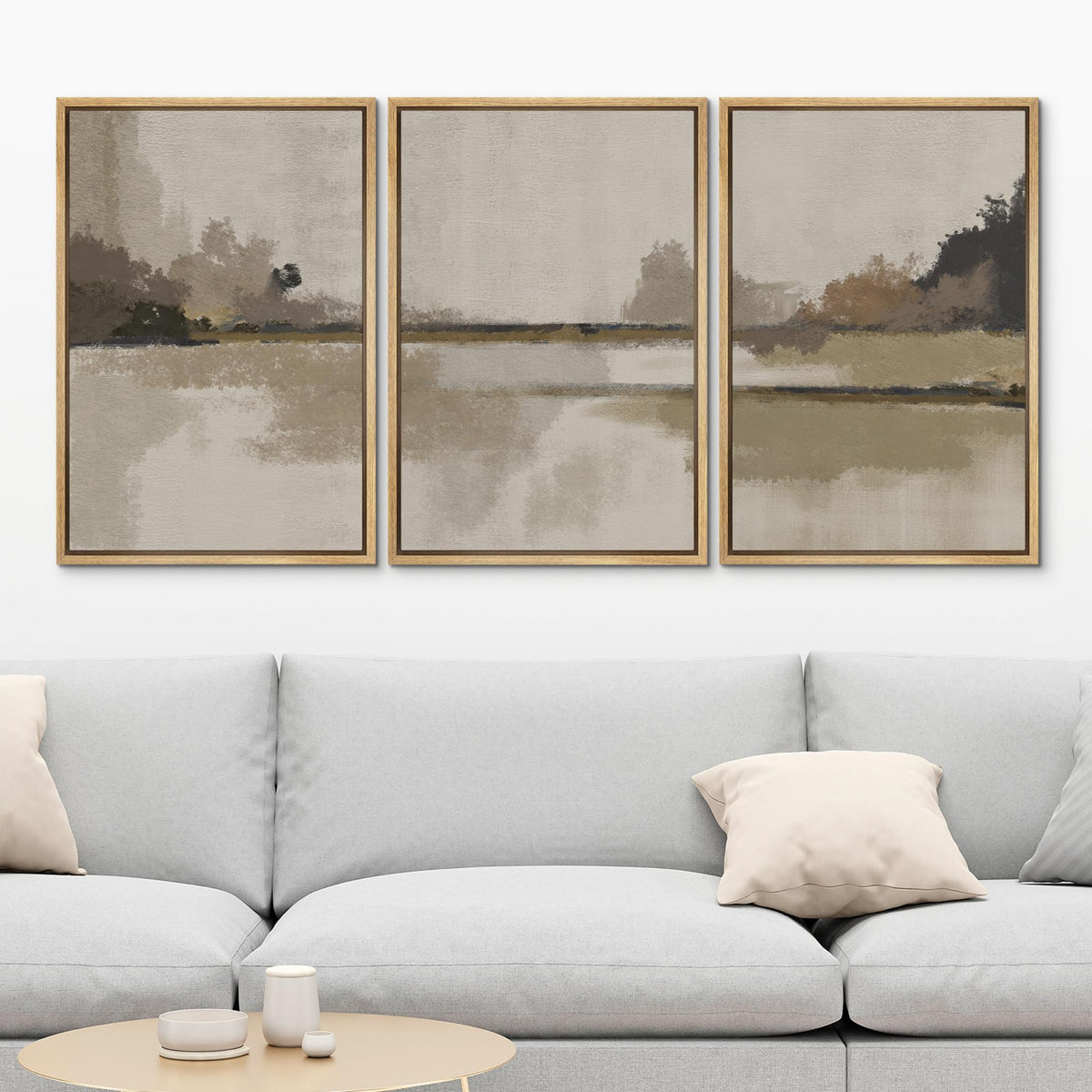 wall26 " Abstract Shoreline Modern Minimalist Beach Nature Wilderness ...