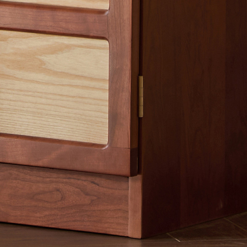 interanest Cherry Wood Storage Cabinet with Four Drawers | Wayfair