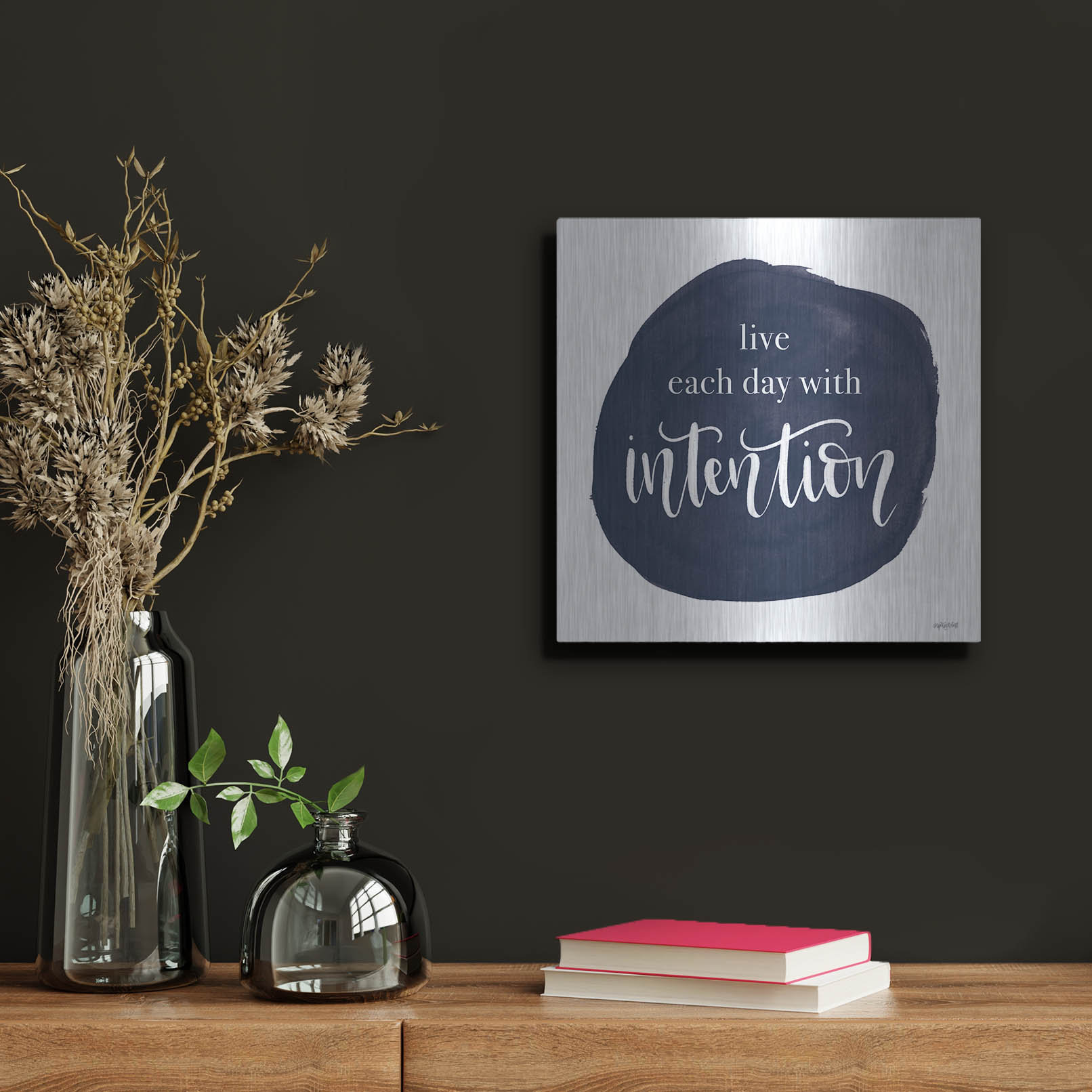 Luxe Metal Art 'Intention' By Imperfect Dust, Meta " Intention " by ...