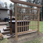 Vita 90'' H x 80'' W Vinyl Colonial Trellis & Reviews | Wayfair