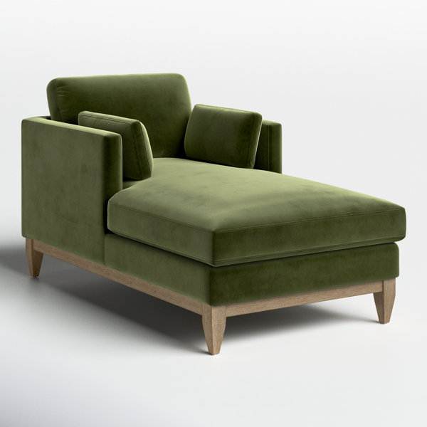 Velvet Chaise Lounge Chairs You'll Love | Wayfair