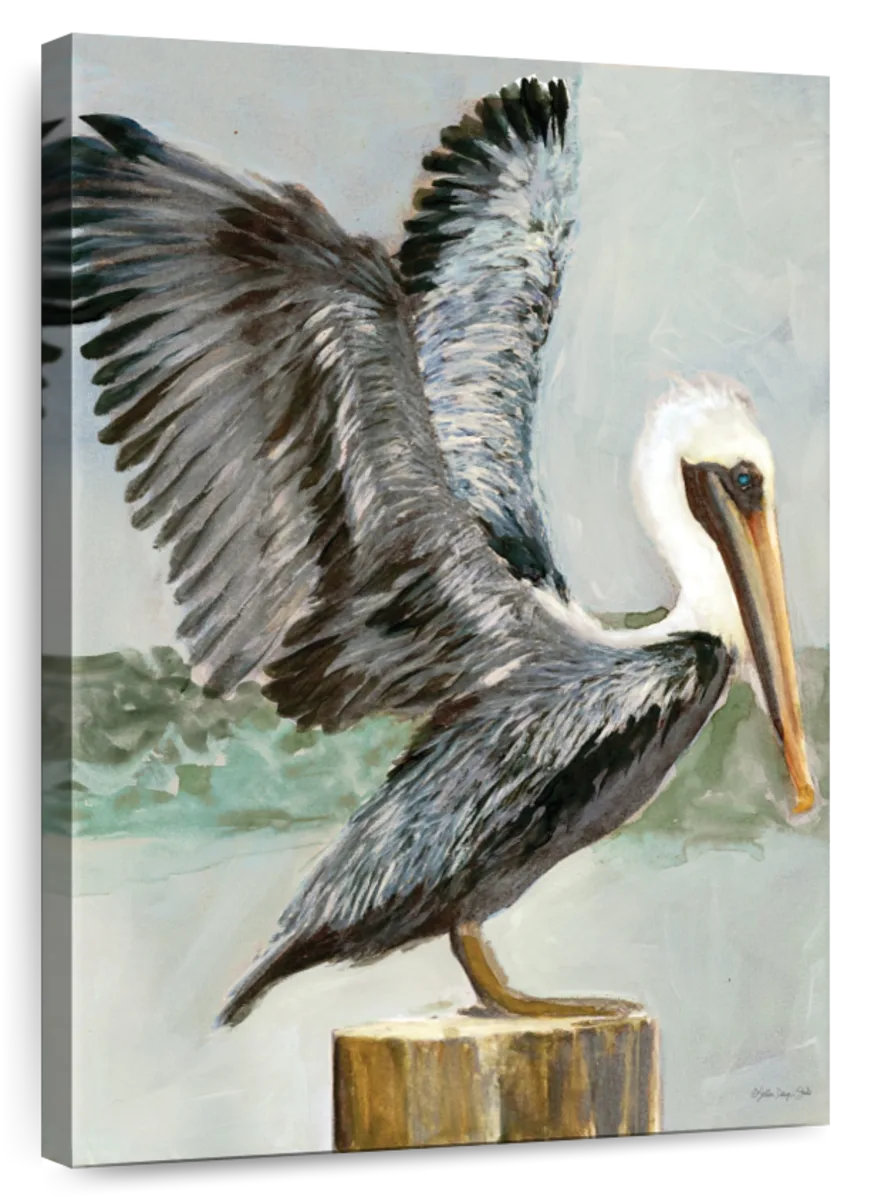 Ebern Designs Brampt Graceful Brown Pelican I | Wayfair