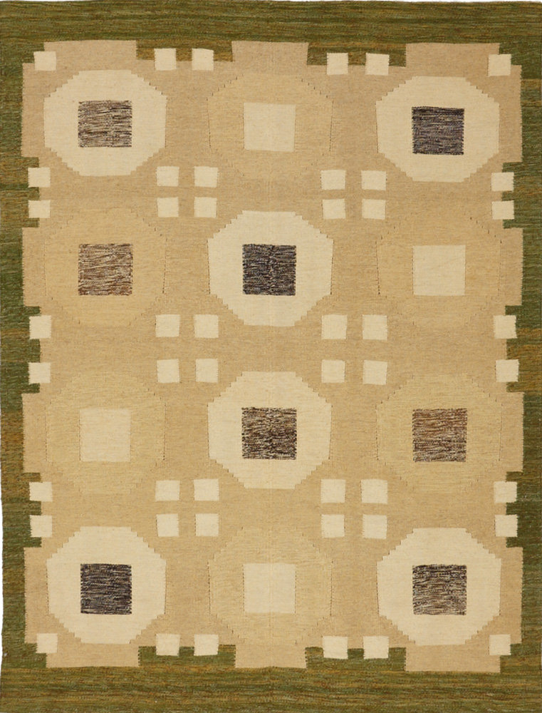 Matt Camron Rugs and Tapestries Handwoven Flatweave Light Brown Area ...