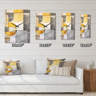 Ivy Bronx Yellow And Grey Intersecting Realities I - Abstract Shapes ...
