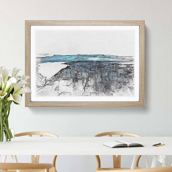 East Urban Home The Seattle Washington Skyline in Abstract - Picture ...