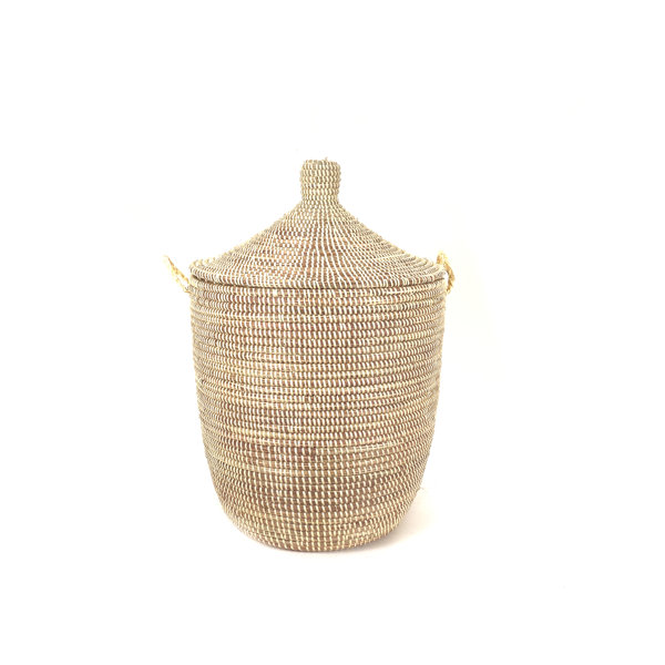 Mbare Senegalese Basket: Medium Basket - Natural | Perigold