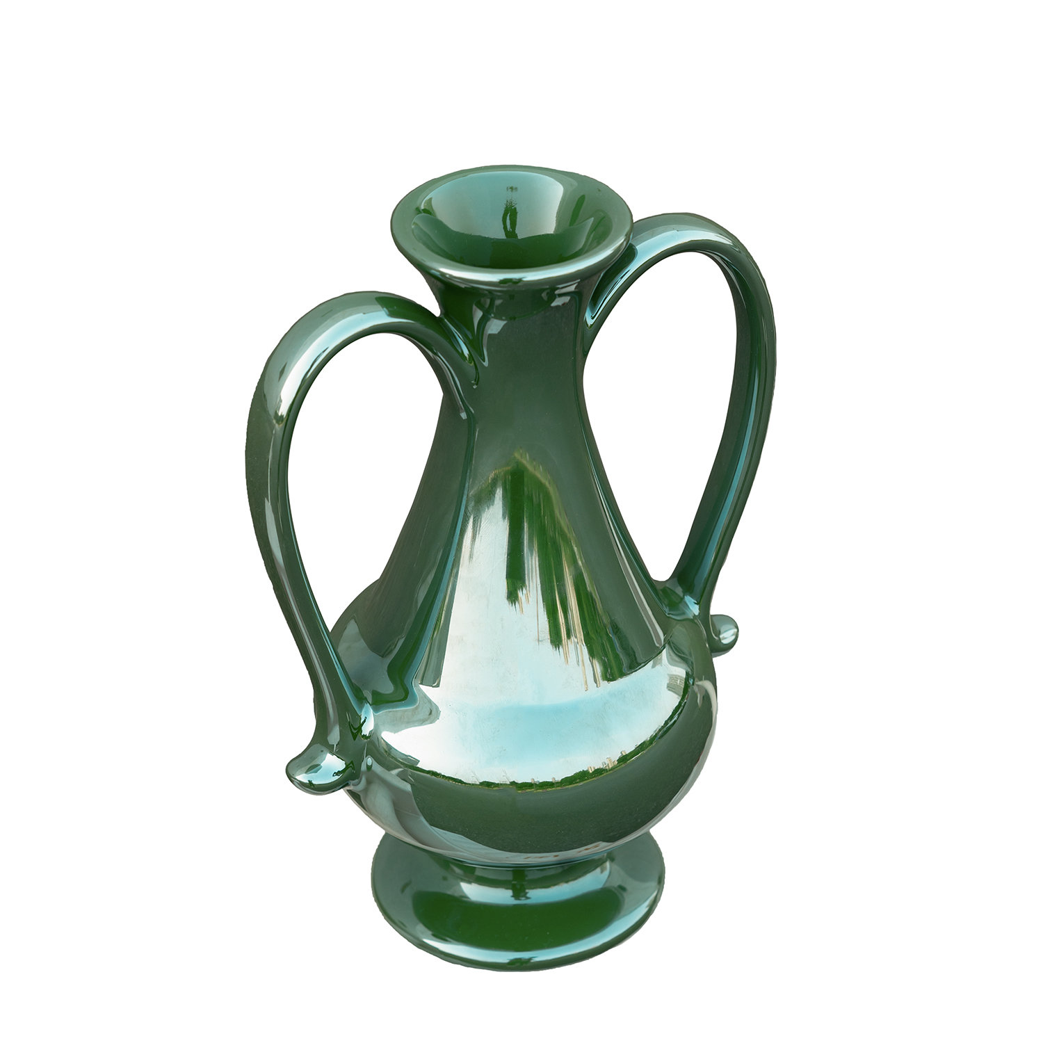 Red Barrel Studio® Electric Plating Flower Vase - Green | Wayfair