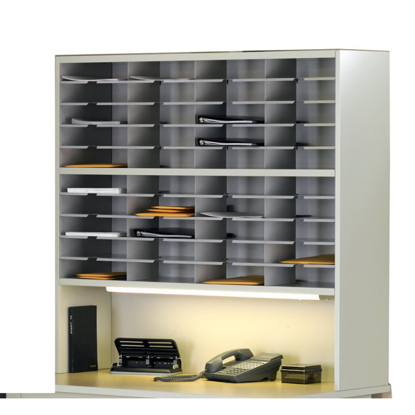 Mayline Group Mailroom 2-Tier 40 Pocket Riser Sorter - Wayfair Canada