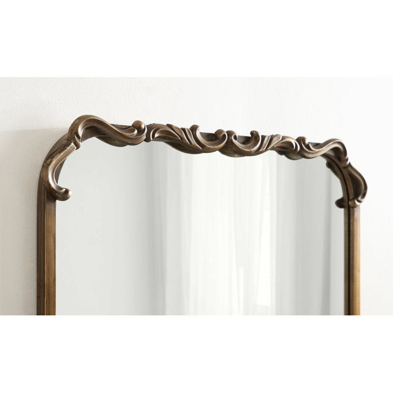 Alcott Hill® Ornate Rectangle Metal Wall Mirror & Reviews | Wayfair