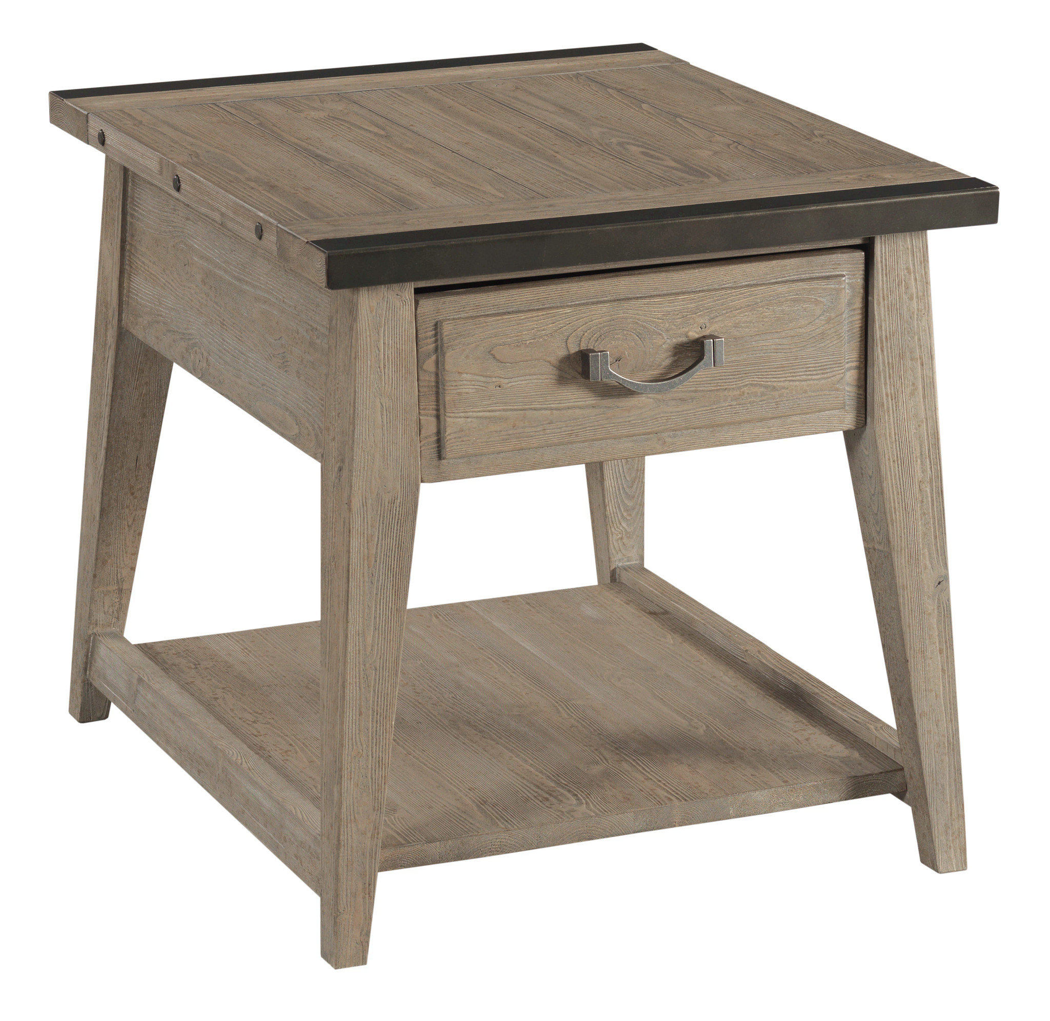 Gracie Oaks Monongah Solid Wood End Table with Storage | Wayfair