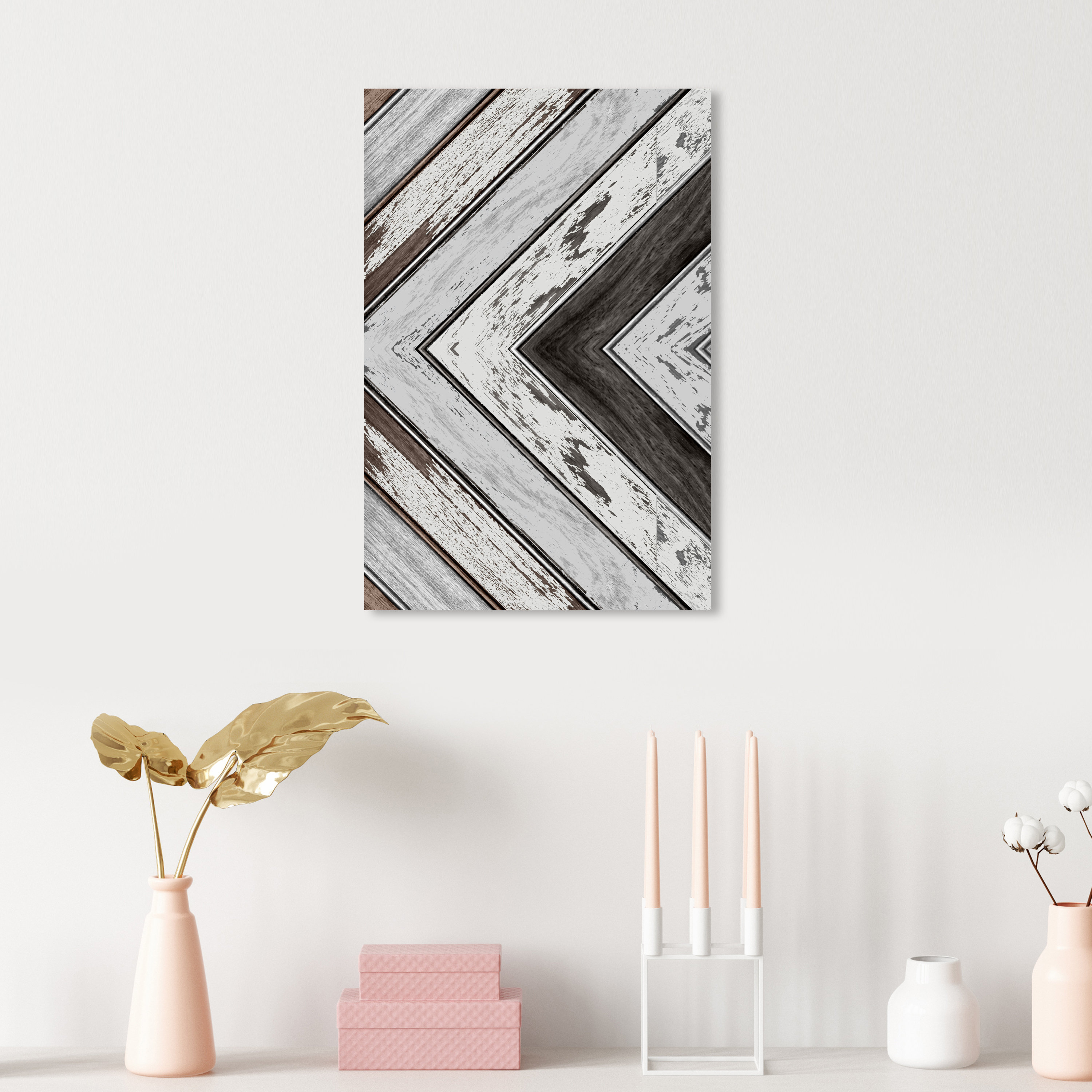 Union Rustic Muted Wood - Graphic Art Print | Wayfair