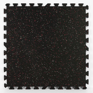 FloorPops Basalt Rubber Interlocking Tiles & Reviews | Wayfair