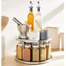 Latitude Run® 2 Tier Stainless Steel Revolving Spice Rack Carousel 10.5 ...