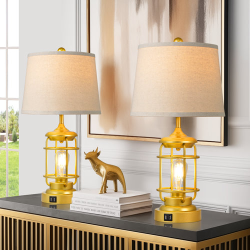 Gold Table Lamps You'll Love | Wayfair