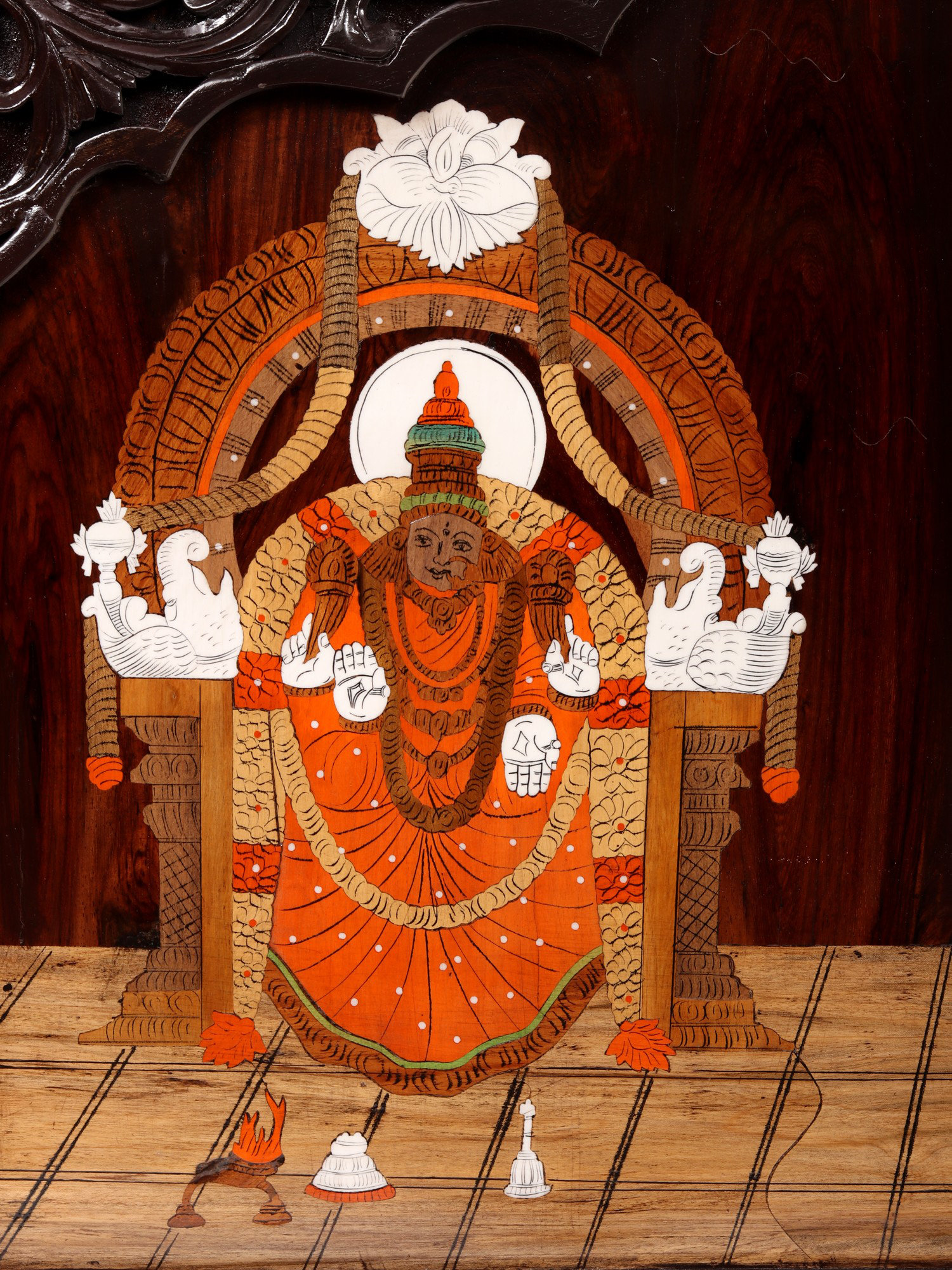 Exotic India Tirupati Balaji (Lord Venkateshwara) With Padmavathi ...