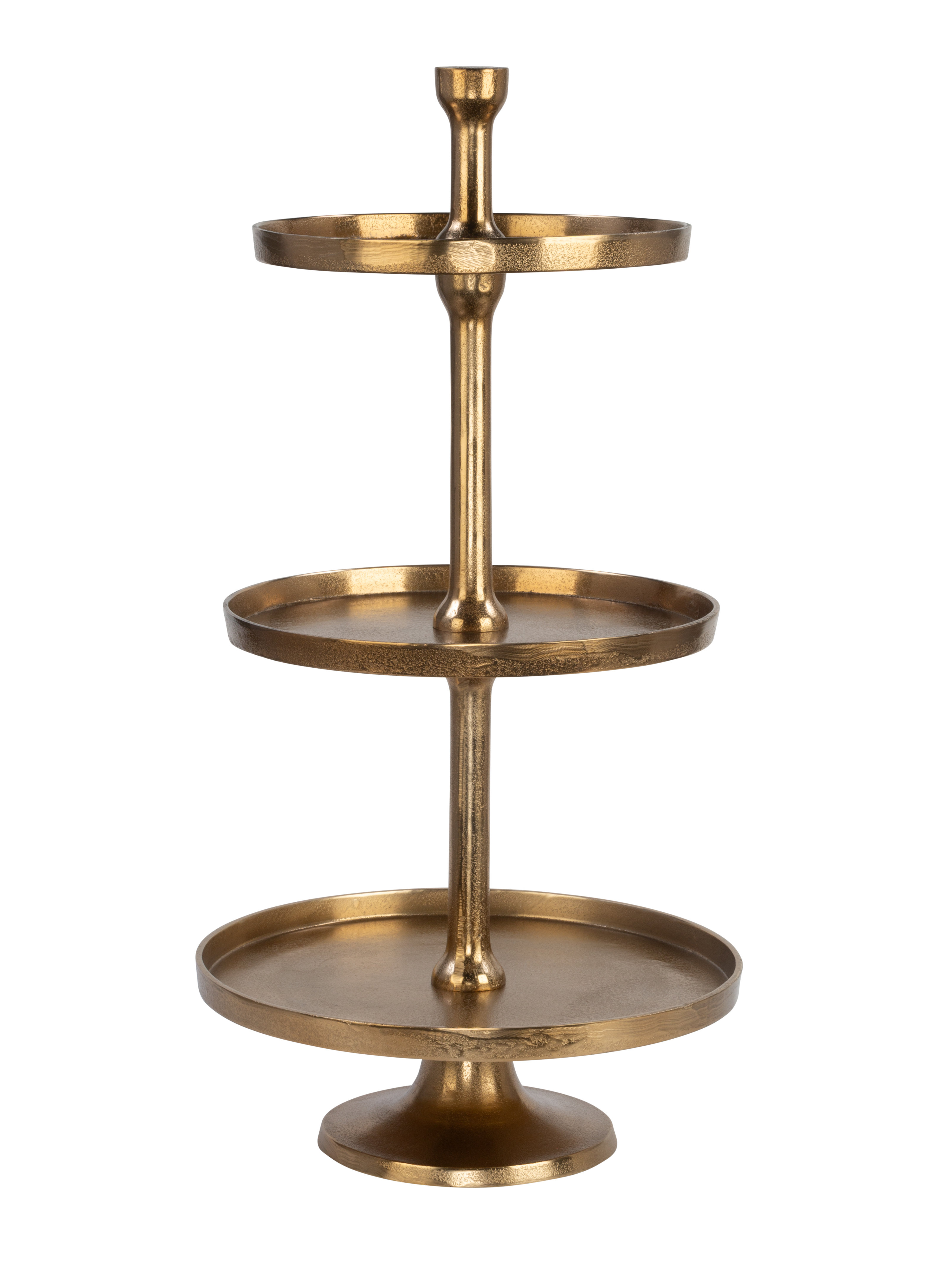 Tripar 3 Tier Plate Gold Stand | Wayfair