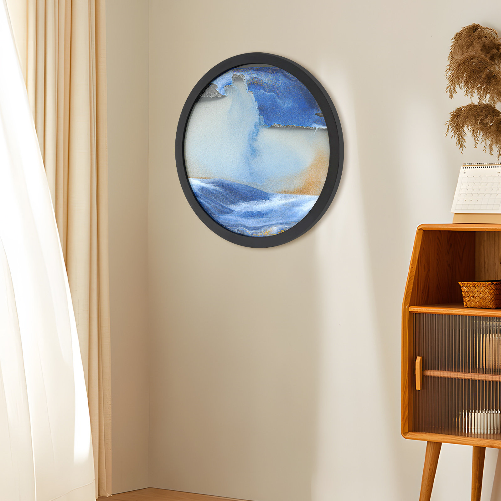 Wrought Studio™ Wall Décor Moving Sand Art Wall Mounted Crafts ...