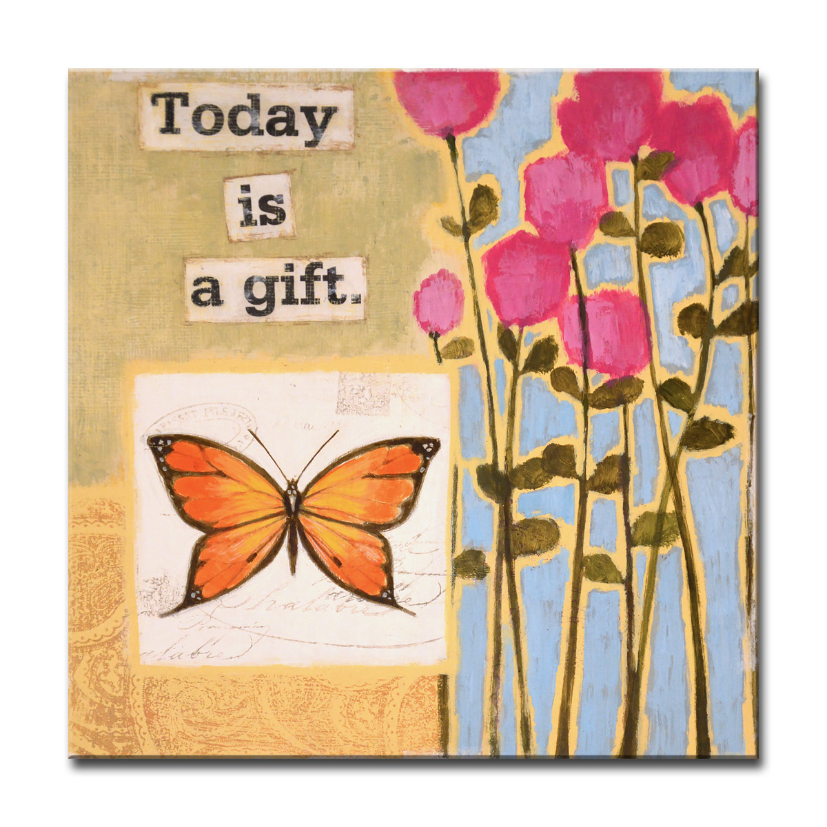 Red Barrel Studio® Happy Thoughts I by Hope Hansen - Graphic Art Print ...