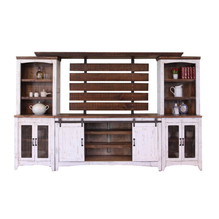 International Furniture Direct Pueblo White Wall-Unit | Wayfair
